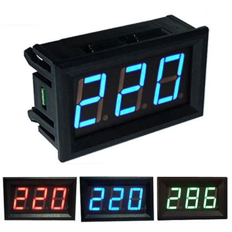 Mairbeon Dc5 120v Led Digital Display Voltmeter Car Motorcycle Voltage