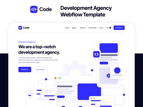 Development Agency Webflow Template Code BRIX Templates