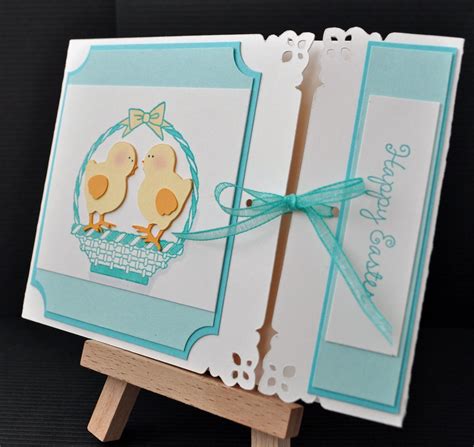 Inky Fingers Cricut Easter Card