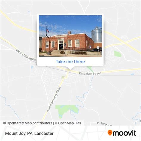 Mount Joy Pa Directions Mount Joy Topo Map Pa Lancaster County