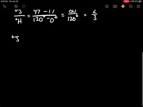 Solved On A New Jekyll Temperature Scale Water Freezes At 17 ∘ J And Boils At 97 ∘ J On
