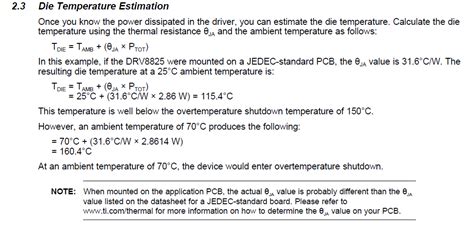 Webench® Toolsdrv8825 Ti Pcb Thermal Simulation Tools Results Seems