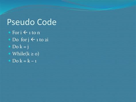 Calculate Running Time Of Algorithm Ppt