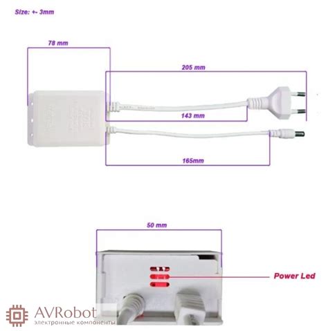 Блок питания Sd1202 Ac 100 240В Dc 12В 2А 24Вт Ec штекер Dc 5 5мм х 2 1мм 77 50 28мм цена
