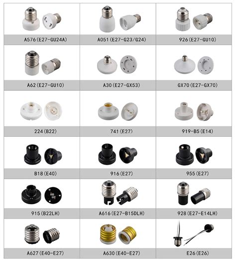 E40 To E27 Russia Plastic Edison Screw Lamp Socket Converters Ceramic