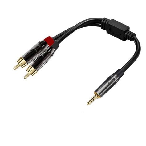 Mm Male To Dual Rca Male Aux Jack Stereo Audio Cable M Otc Lk