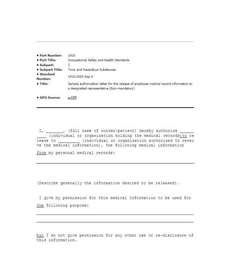 8 Medical Authorization Letter Template Free Word Excel And Pdf