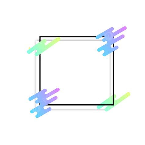 Modern Frame Vector Art Png Modern Colorful Frame Vector Png Modern Png Vector Png Image For