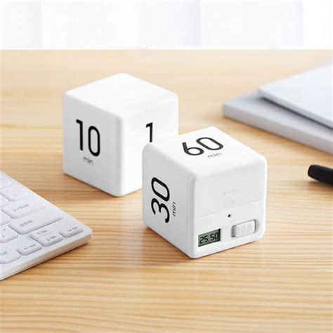 Cube Timer Alarm Clock Learning Timer Gravity Induction Start Design