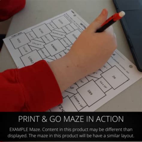 Pythagorean Theorem Maze Print And Digital By Meaningful Math By Mrs Feith