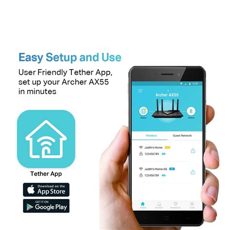 TP Link Easymesh AX Wifi Dual Band Gigabit High Power Wireless Router With HomeShield