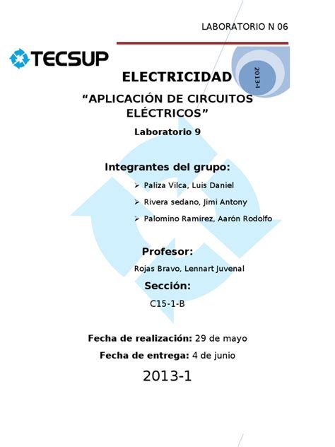 Pdf Aplicacion De Circuitos Electricosdoc Dokumentips
