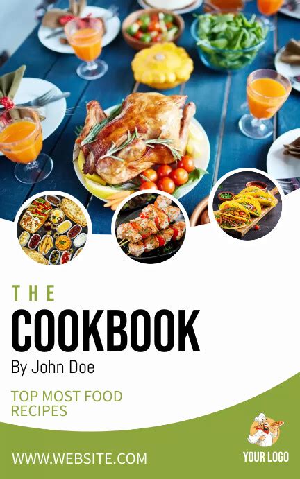 Cookbook Cover Template Postermywall