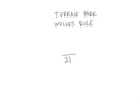 Solved If You Randomly Select A Letter From The Phrase Terrace Park Wolves Rule What Is The