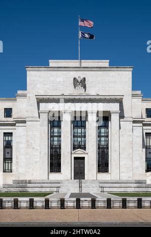 The Marriner S Eccles Federal Reserve Board Building Which Is Under Construction Is Seen