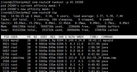 Linux下使用taskset设置进程cpu绑定不起作用 Zhjh256 博客园