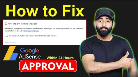 How To Fix Google AdSense Policy Violation YouTube