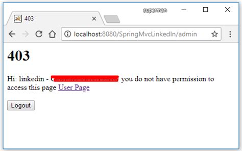 Code ví dụ Spring MVC Security đăng nhập bằng LinkedIn STACKJAVA