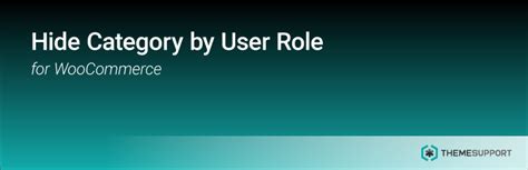 Hide Category By User Role For Woocommerce Wordpress Plugin
