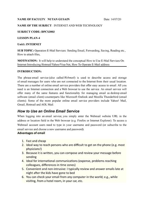 dpcs3003 alp lecture notes internet and web technolodgy notes web