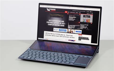 Asus Zenbook Duo Ux Review Ux Ea Model Tiger Lake Core I With Xe Graphics