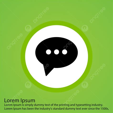 벡터 채팅 아이콘 채팅 통신 메시지 아이콘 Png 일러스트 및 벡터 에 대한 무료 다운로드 Pngtree