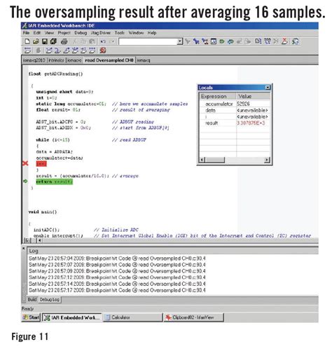 Oversampling With Averaging To Increase Adc Resolution