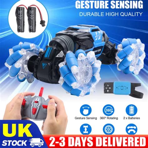 hand gesture sensing rc car 4wd off roader stunt remote control off