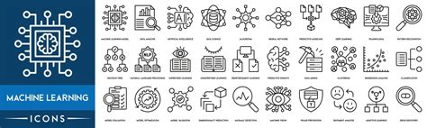 Machine Learning Icon Machine Learning Model Data Analysis Artificial Intelligence Data