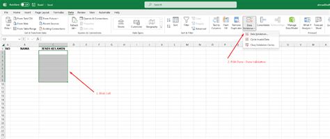 Cara Membuat Dropdown List Di Excel