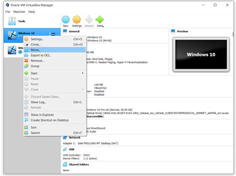 move virtualbox folder with virtual machines to a new location