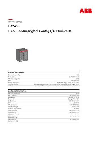 ABB DC Digital Input Output Module At Rs Digital Output Module In Bhavnagar ID