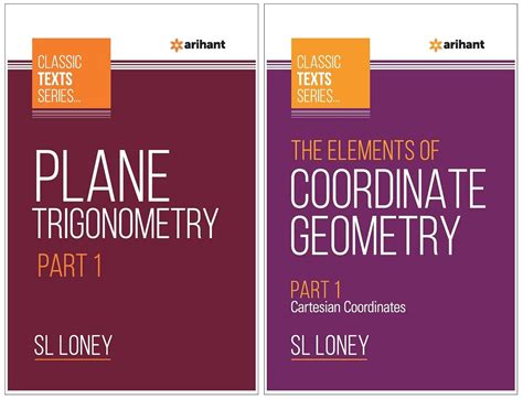 Buy The Elements Of Coordinate Geometry Part 1 Cartesian Coordinates And Plane Trigonometry Part 1