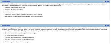 solved you have collected the position versus time data