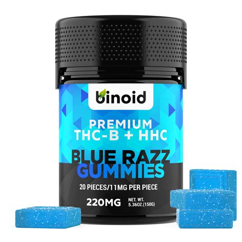Thc B Hhc Gummies For Sale Blue Razz