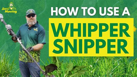 How To Use A Line Trimmerwhipper Snipper With Chris From Jims Mowing Youtube