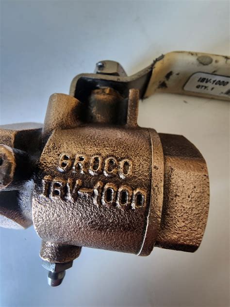 Groco Ibv 1000 Bronze 1 Inch Inline Ball Valve Ebay