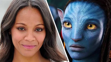 Zoe Saldana Avatar Behind The Scenes