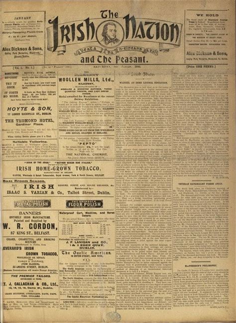 Launch Of British Library Newspapers Part Vi Ireland 1783 1950