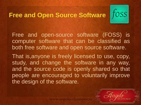 open source movie history ppt