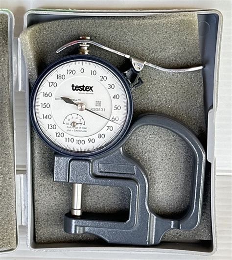 Testex Ksg831 Surface Profile Dial Thickness Gauge For Testex Replica