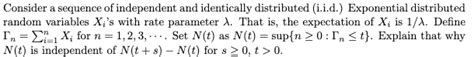 solved consider a sequence of independent and identically