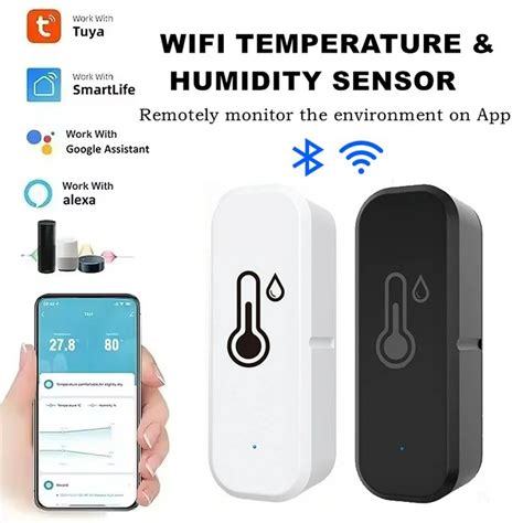Tuya Wifi Smart Temperature Sensor Home Temperature Humidity Sensor