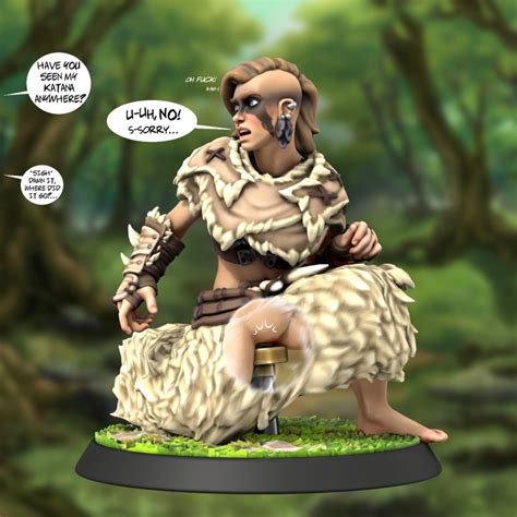 Rule 34 1girls 3d Background Barbarian Barefoot Barefoot On Grass Blush Caught Clothed