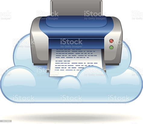 클라우드 인쇄 컴퓨터 프린터에 대한 스톡 벡터 아트 및 기타 이미지 컴퓨터 프린터 클라우드 컴퓨팅 0명 Istock
