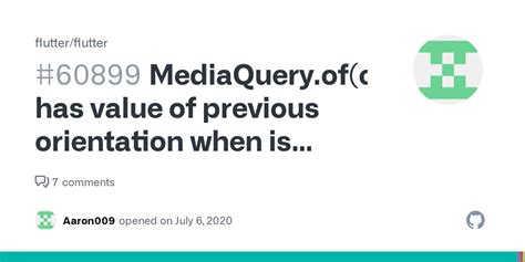 Mediaqueryofcontextorientation Has Value Of Previous Orientation