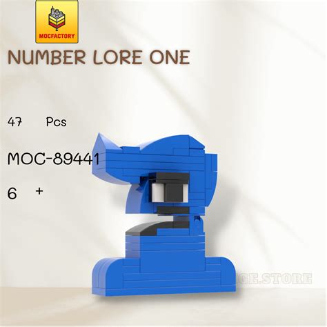 Moc Factory Creator Expert 89441 Number Lore One Wange Block