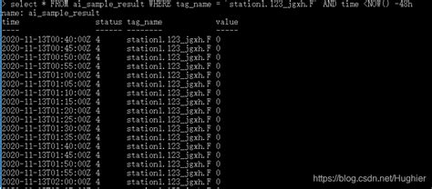 记录influxdb Select语句查询某列某个关键字的一段时间数据influxdb查询每隔一分钟数据 Csdn博客