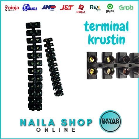 Jual Terminal Krustin 6mm Terminal Kabel Blok Netral 6mm Terminal Block 6mm Jakarta Timur