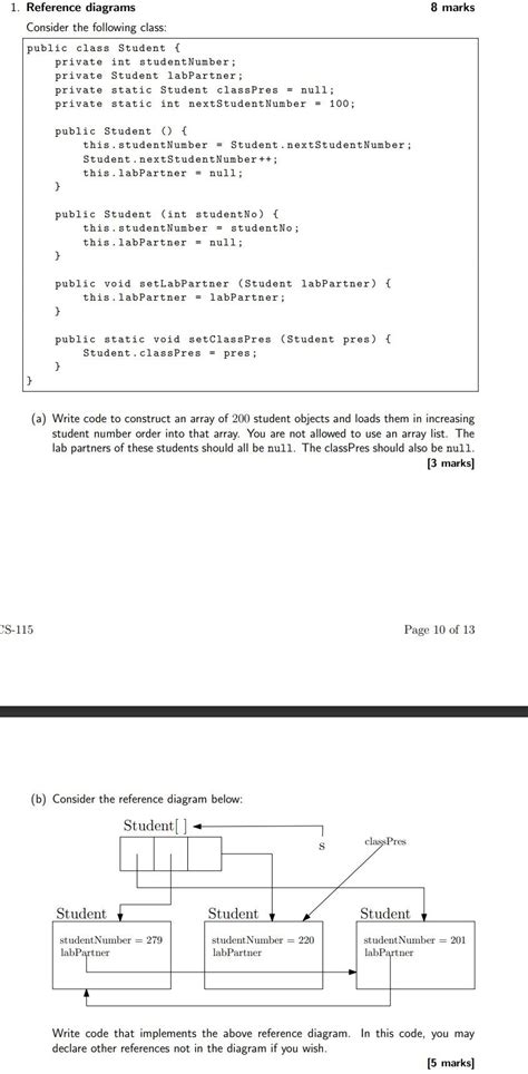 Solved Consider The Following Class A Write Code To Chegg Com